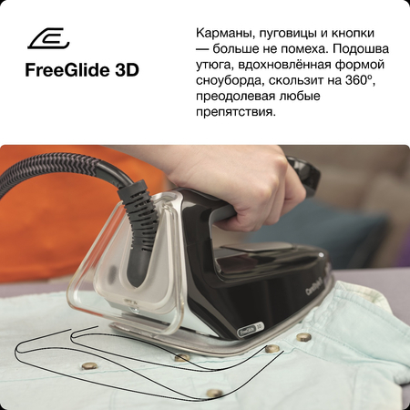 Правой утюг Парогенератор Braun CareStyle 5 IS5249BK
Парогенератор BRA
