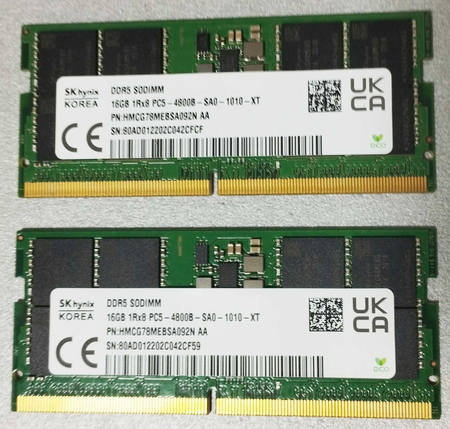 32GB DDR5 оперативка для ноутбука