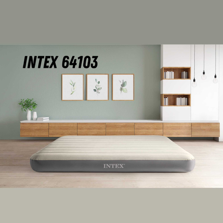 Новый надувной матрас Intex 64103, 152х203х25см