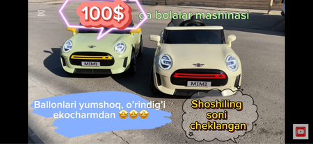 Mini Cooper bolalar mashinasi arzon narx детская машина электромобиль