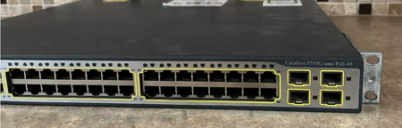 NEW!! Cisco WS-C3750G-48PS-S 48 Ports PoE Gigabit Ethernet Switch L3