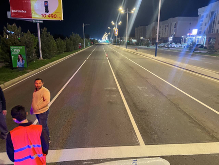 Краска для разметки дорог