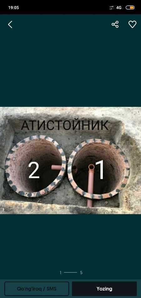 Urachi ura kanalizatsiya Transha padvol Okop Yama Kolodis Basseyn