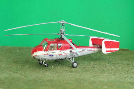 Сборная модель вертолета Ка-18 (Амодел, 1:72)
