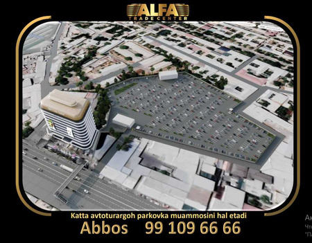 Alfa Trade Center 1-qavatdan do'konlar sotiladi