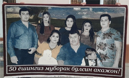 Gilamga rasm tushurib berish xizmati. Портрет на ковре!