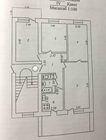 Продам 4х комнатную кирпич 2 балкона Чиланзар 22. Ипотека