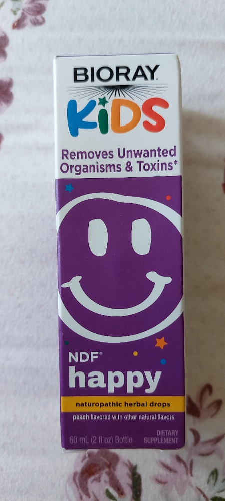 Ndf happy Bioray Kids очищение организма Ндф хиппи с пипеткой 69 мл