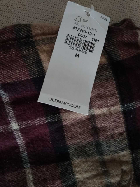 Новые из США теплые фланелевые рубашки Old Navy размер С, М и Л