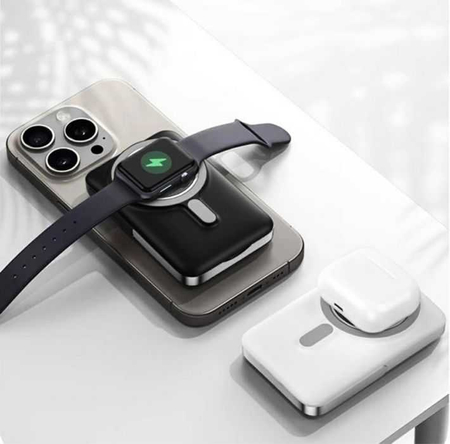 ДОСТАВКА БЕСПЛАТНО!  Беспроводной Magsafe повербанк WiWu P018