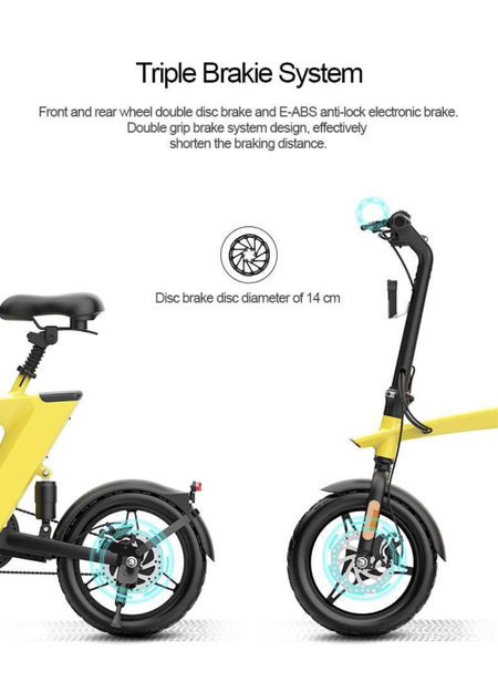Электровелосипед Xiaibike H1 400вт 48 мач склодной горный велосипед