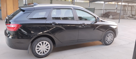 Lada vesta SW чёрная жемчужина