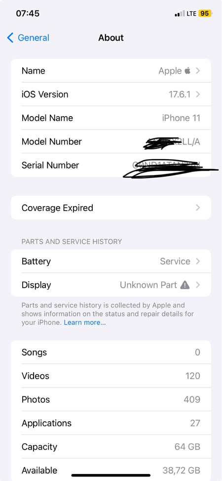 Iphone 11 64talik gold