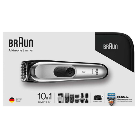 Триммер универсальный Braun MGK7920TS + Бритва Gillette