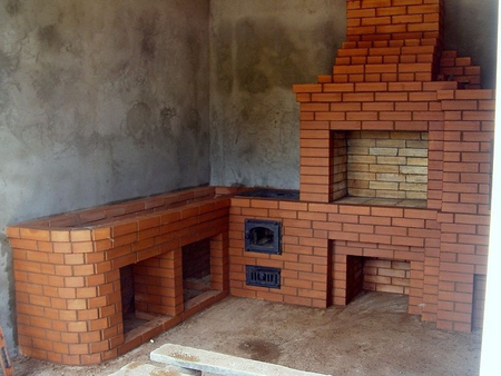 Строительство под ключ камина, очагов, печей, барбекю,саун
