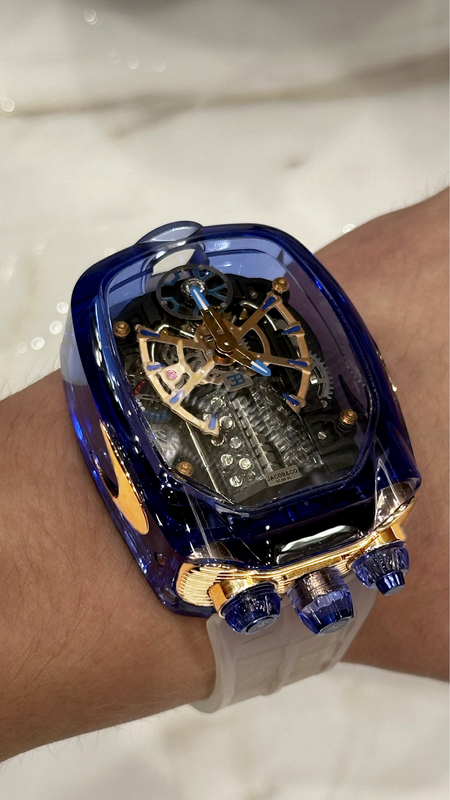 Jacob & Co Bugatti Chiron Tourbillon Sapphire Crystal