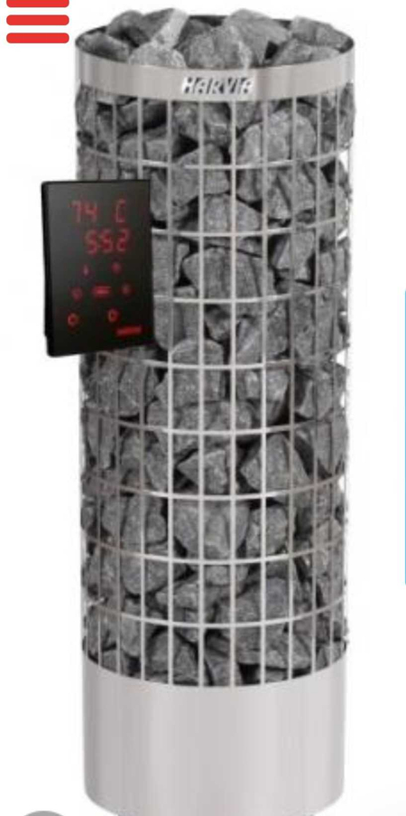 Эликтрическая каменка HARVIA CILINDRO PC70E, 6,8кВт.