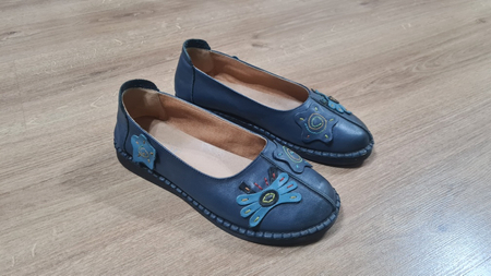 Макасины кожанные 38р