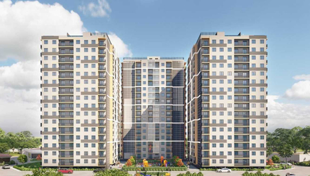 2 xonali novostroyka 54,4 kvadrat metr, 40 let Tuzel metro [ShN]