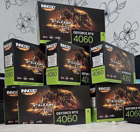 Видеокарта INNO3D GeForce RTX 4060 8 Gb Twin X2