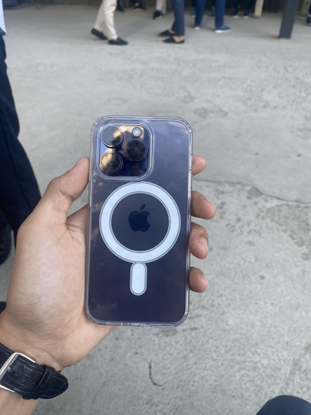 iphone 14pro purple 256gb 85%