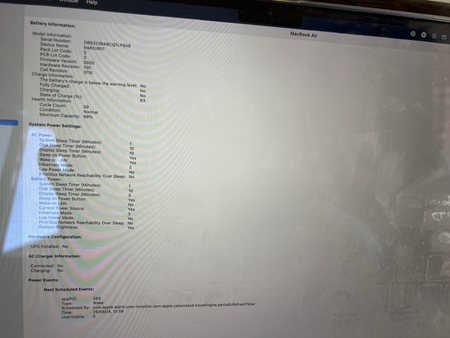 Macbook air m2 15inch
