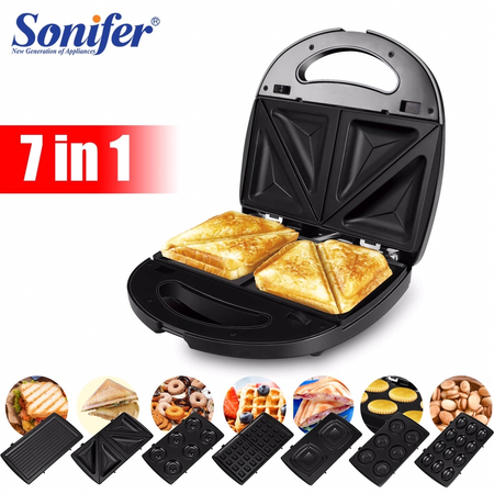 В Наличи! 7b1 Тостер вафельница,орешка,сендвичница Sonifer Toster