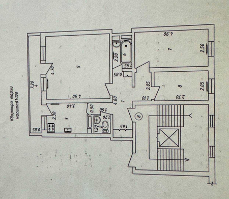 Квартира с ремонтом, 3 комнаты, Паркентский, Риёзи (Олтинтепа)