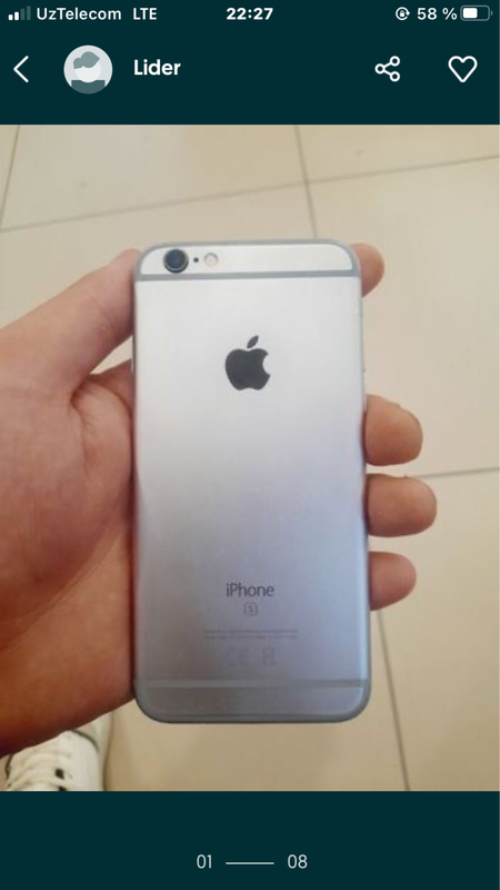 Iphone 6 s 85% 64 gb srochna