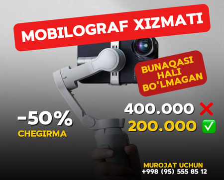 Mobilograf Xizmati!