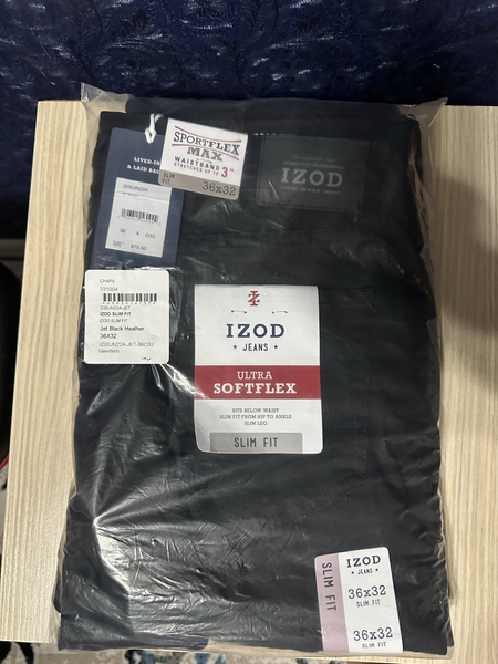 Джинсы IZOD slim fit 36/32
