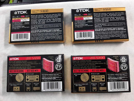 Аудио кассеты TDK, II тип 1991год