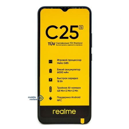 Realme C25S 4/128 Есть запись звонков.Батарея 6000 мАч.
