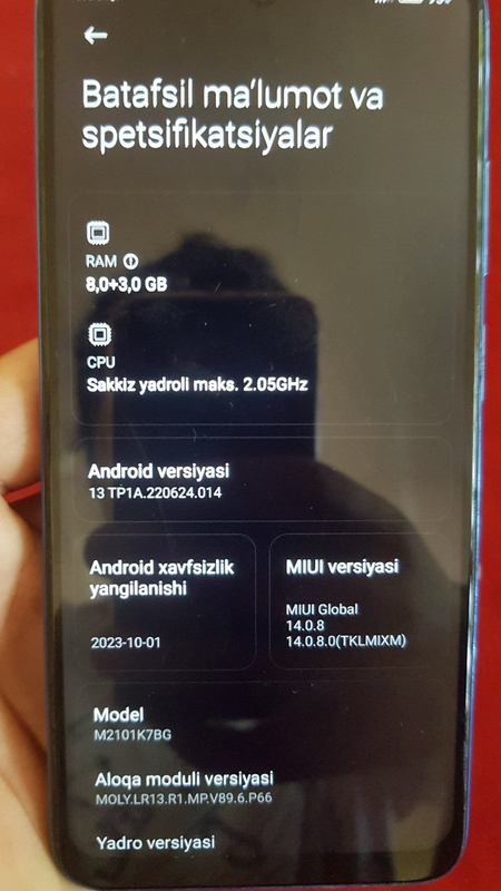 redmi not 10s kar dakment yo