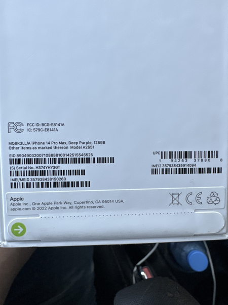 IPhone 14 Pro Max 128g LL/A