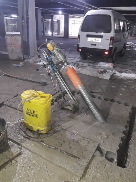 Алмазное бурение. Алмазная резка бетона под двери и окна.