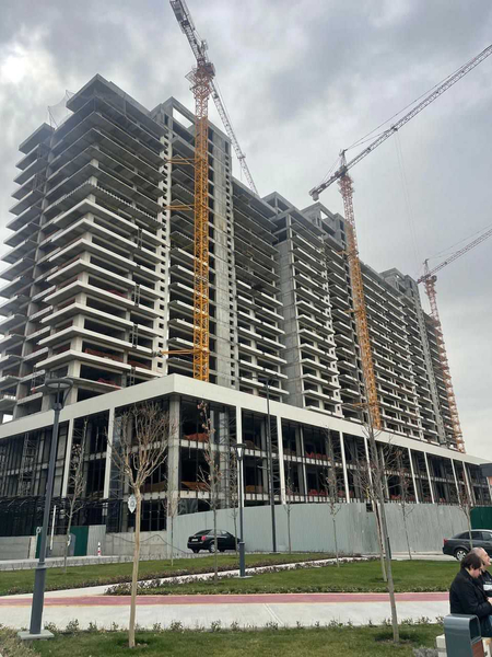 ЖК Central Plaza 2/5-6/20 57м2 коробка Tashkent City, метро А. Навои