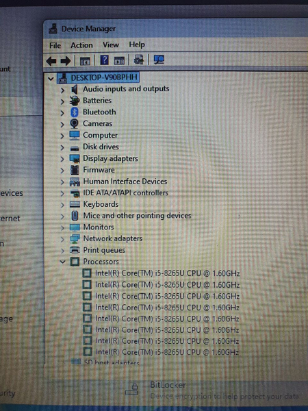 Dell i5-8265u 8/256gb SSD