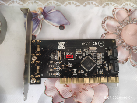 Плата расширения pci на 2 диска