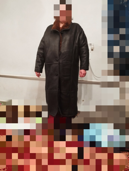 Натуральный кожений дублёнка.