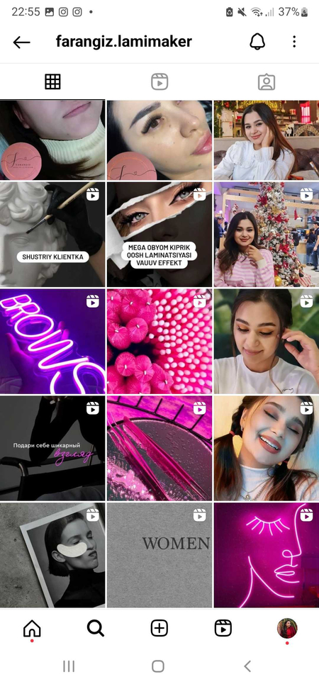 Instagram Profil oformit qilib yurgazib beraman