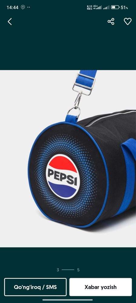 Pepsi sumka yangi