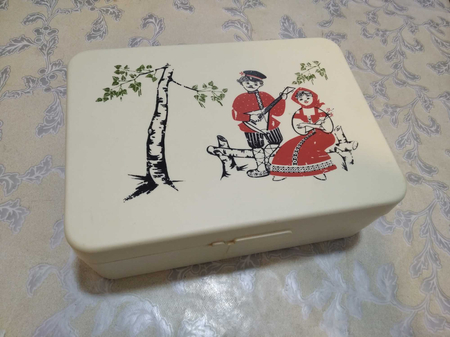 Коробка с отсеками. Пластиковый бокс.
