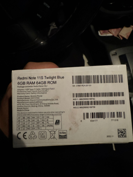 redmi note 11s 64GB yangi