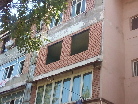 Кладка балкона, ремонт