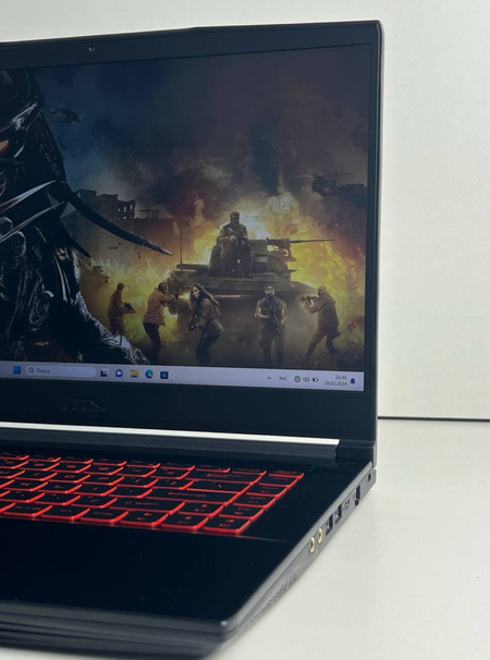 B/u Msi GF63 Gaming Core i5 - 11400H. GTX 1650 4GB GPU. 3D Max uchun