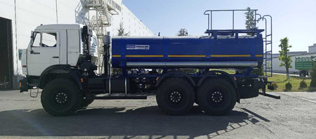 Автоцистерна для воды КАМАЗ 43118  6х6, объём 10 куб. м.