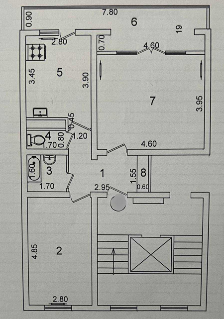 Chilonzorda kvartira sotiladi 0404