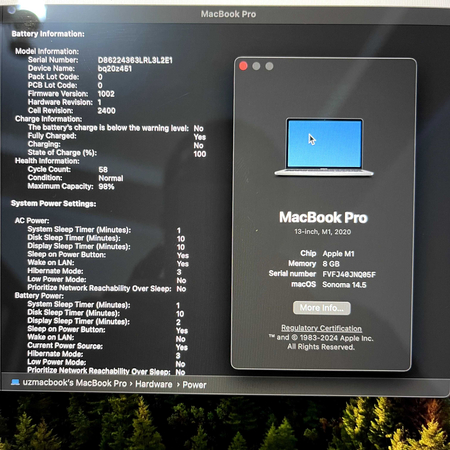 Macbook pro M1 8/512
