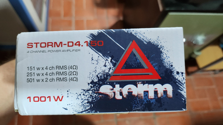 4-х канальный усилитель Aura Storm 4x150W
